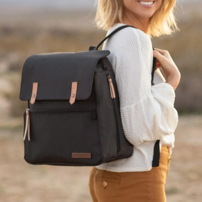 Meta Backpack | Matte Black – Nursery Couture